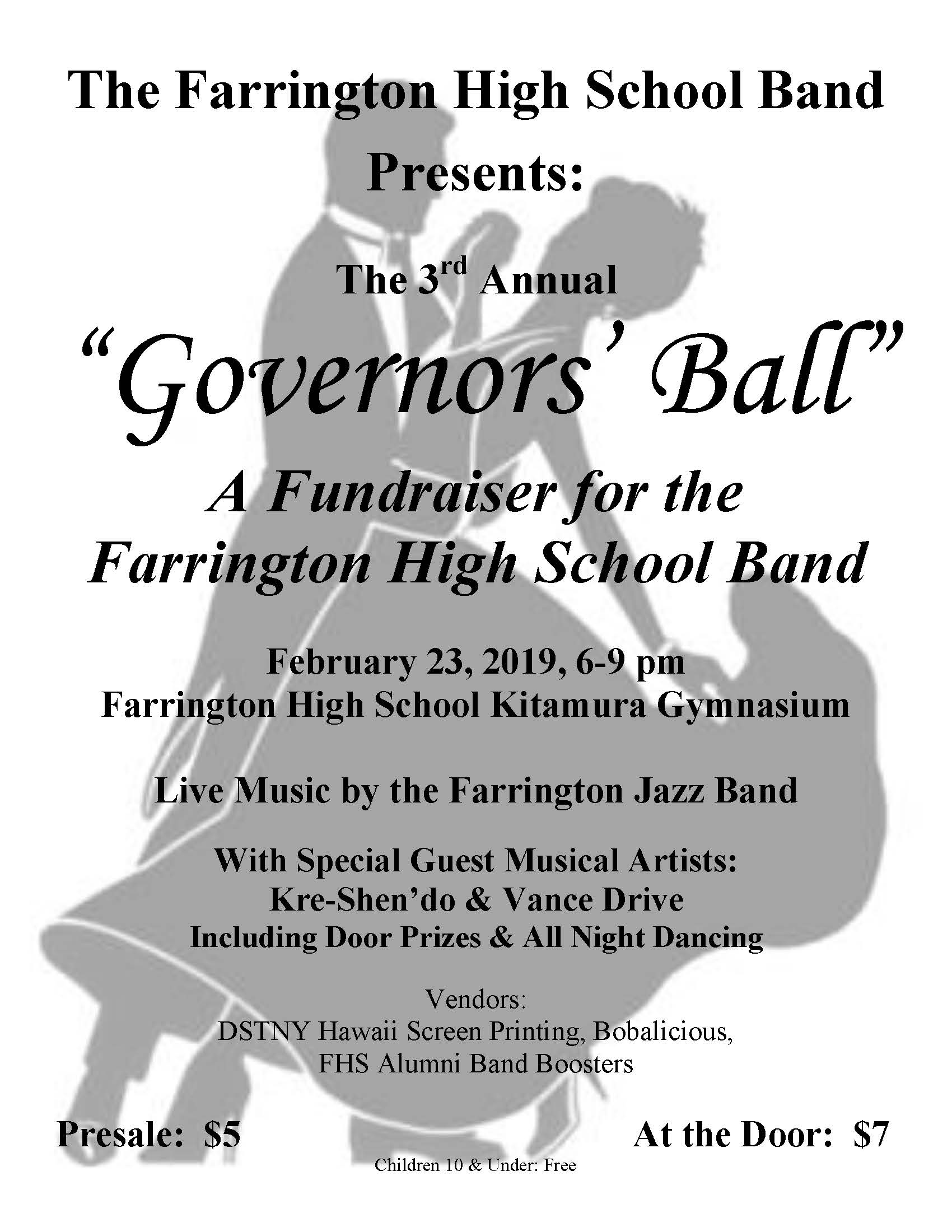 2019 Governors Ball Poster – W.R. Farrington High School