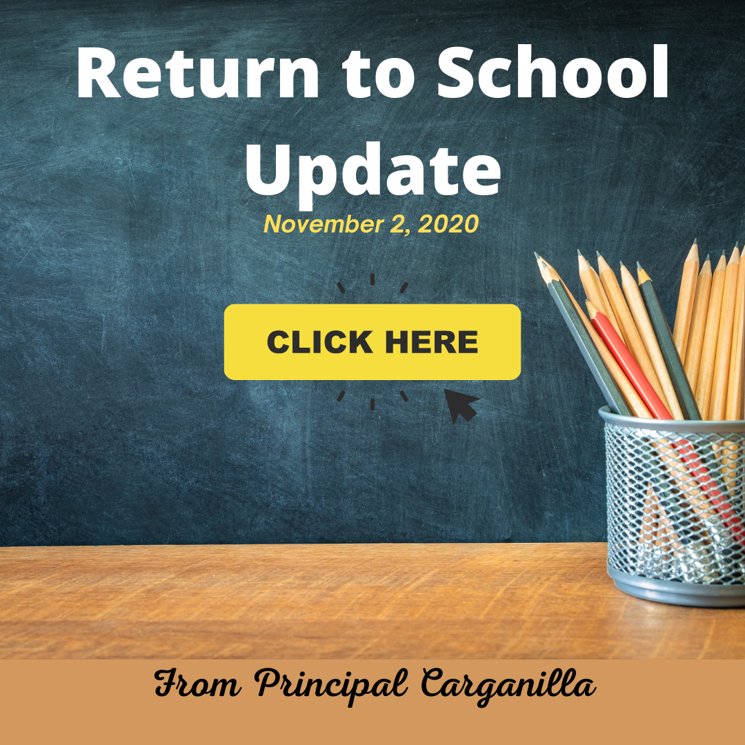 RETURN TO SCHOOL UPDATE – W.R. Farrington High School
